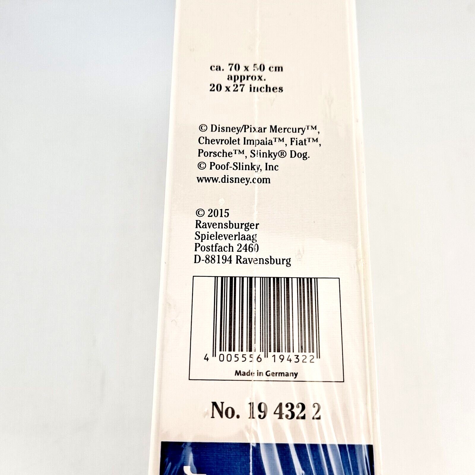 RAVENSBURGER PREMIUM SOFTCLICK TECH JIGSAW PUZZLE DISNEY PIXAR 1000 PC ...