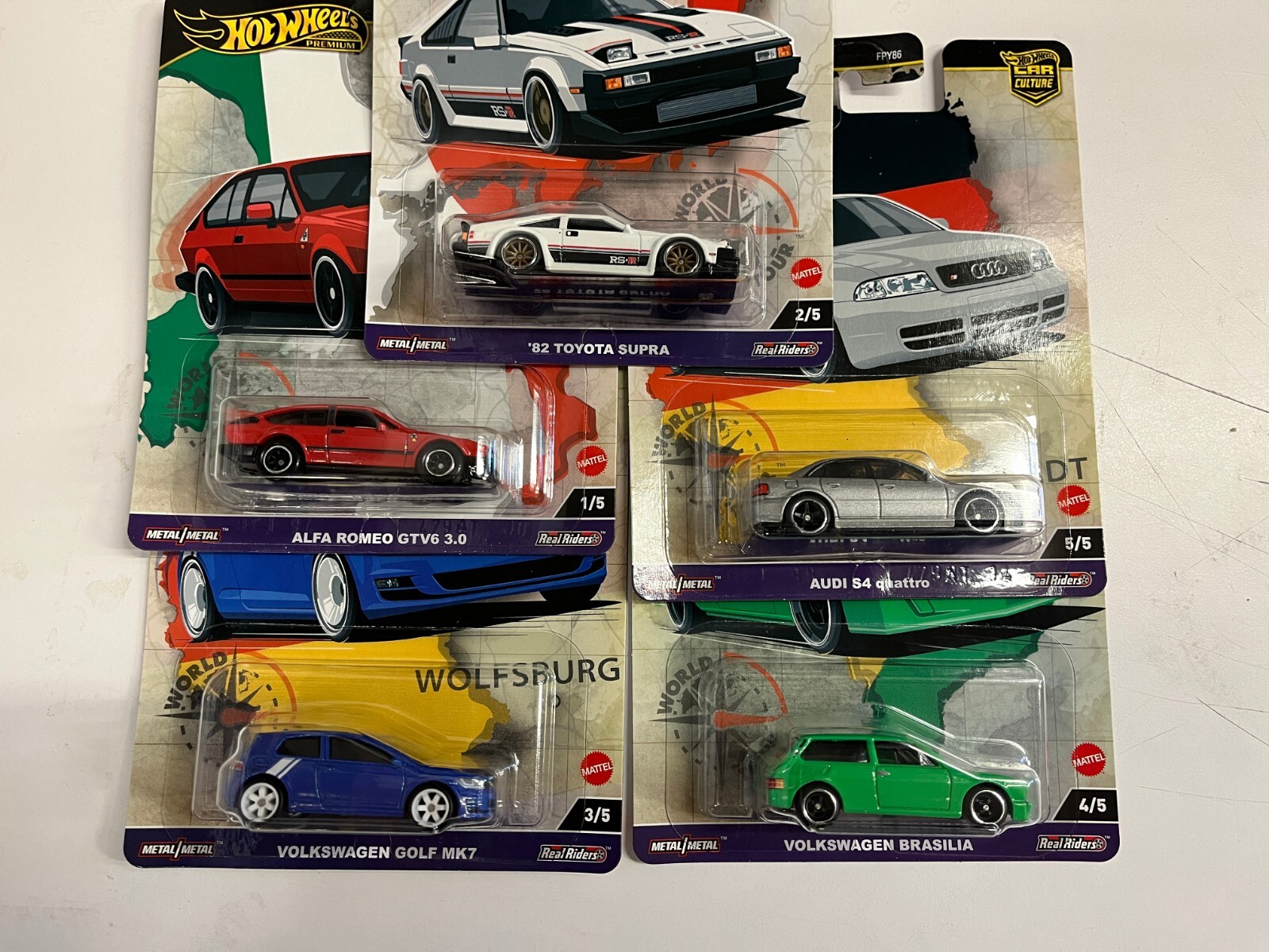 5 Car Set * 2024 Hot Wheels WORLD TOUR Car Culture Case A WB91 | eBay