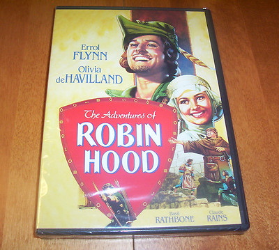 THE ADVENTURES OF ROBIN HOOD Errol Flynn Olivia deHavilland Film ...