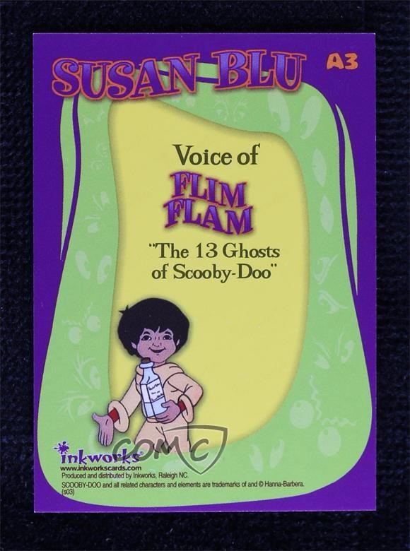 2003 Scooby-Doo! Mysteries and Monsters Susan Blu Voice of Flim Flam ...