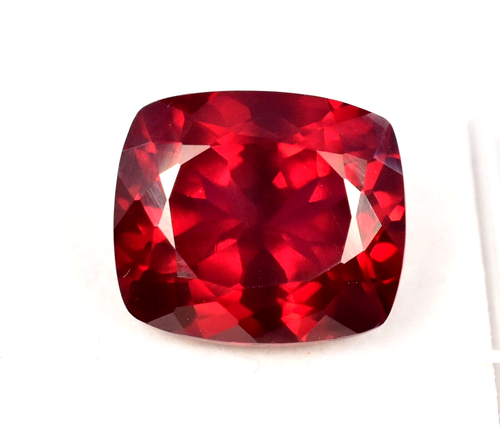 Natural Deep Red Ruby 15.00 Ct+ Mozambique Cushion Cut Certified Loose ...