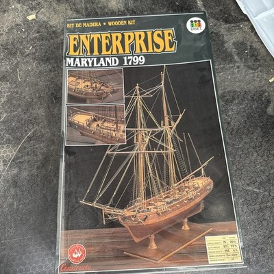 ENTERPRISE Maryland 1799 Constructo #80809 RARE Wood Kit | eBay