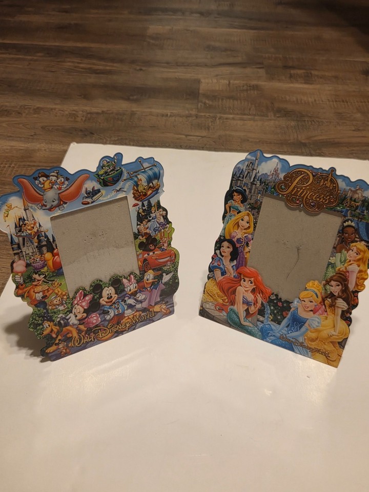 Disney Photo Frames - Size 4 x 6 (Princess Frame & Disney Gang Frame ...