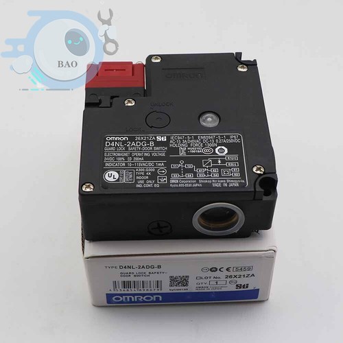 New Electromagnetic locking safety door switch D4NL-2ADG-B 1PCS #E4 | eBay