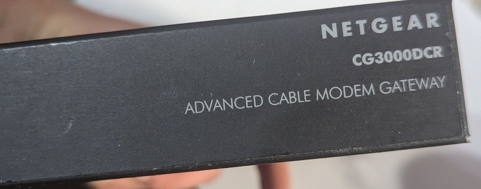 Netgear Comcast Advanced Cable Modem Gateway CG3000DCR Business Class ...