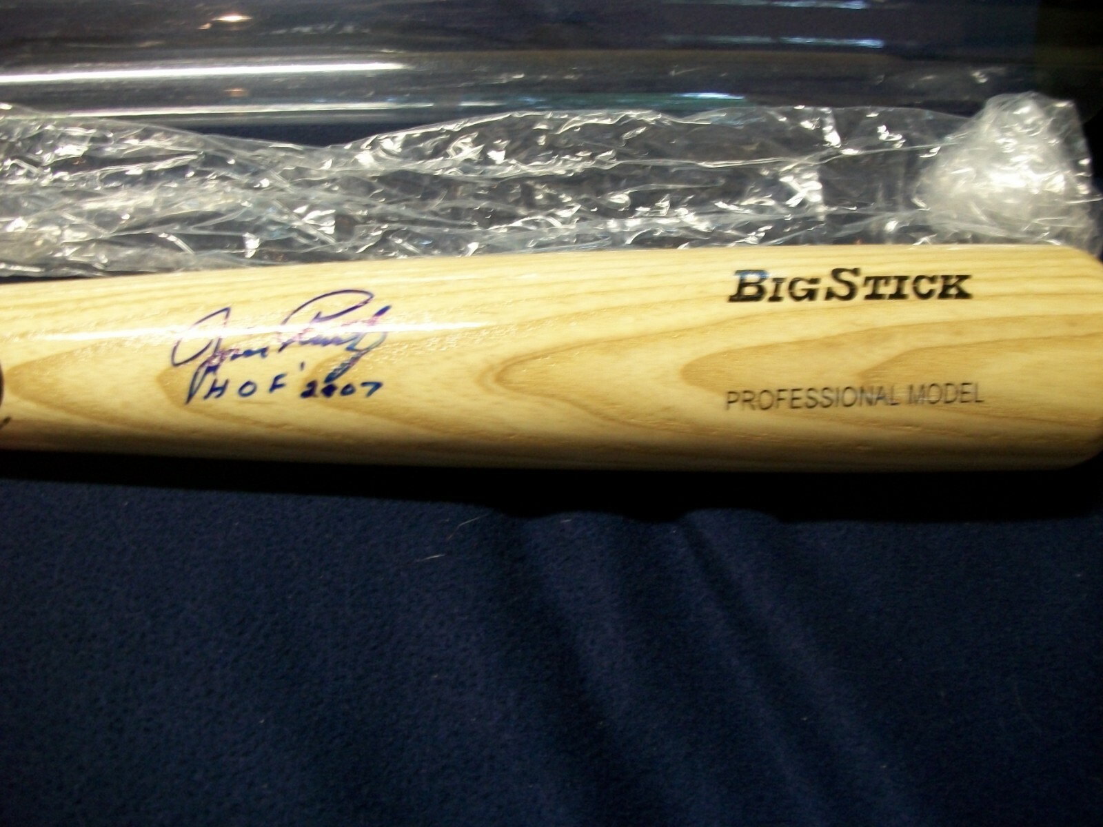 JIM RANTZ 2007 HOF Signed Autographed Baseball Bat Rawlings Big Stick ...
