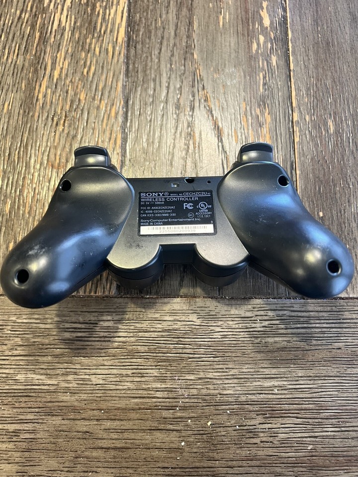 Genuine OEM Sony PS3 Black Dualshock 3 Sixaxis Controller Cleaned ...