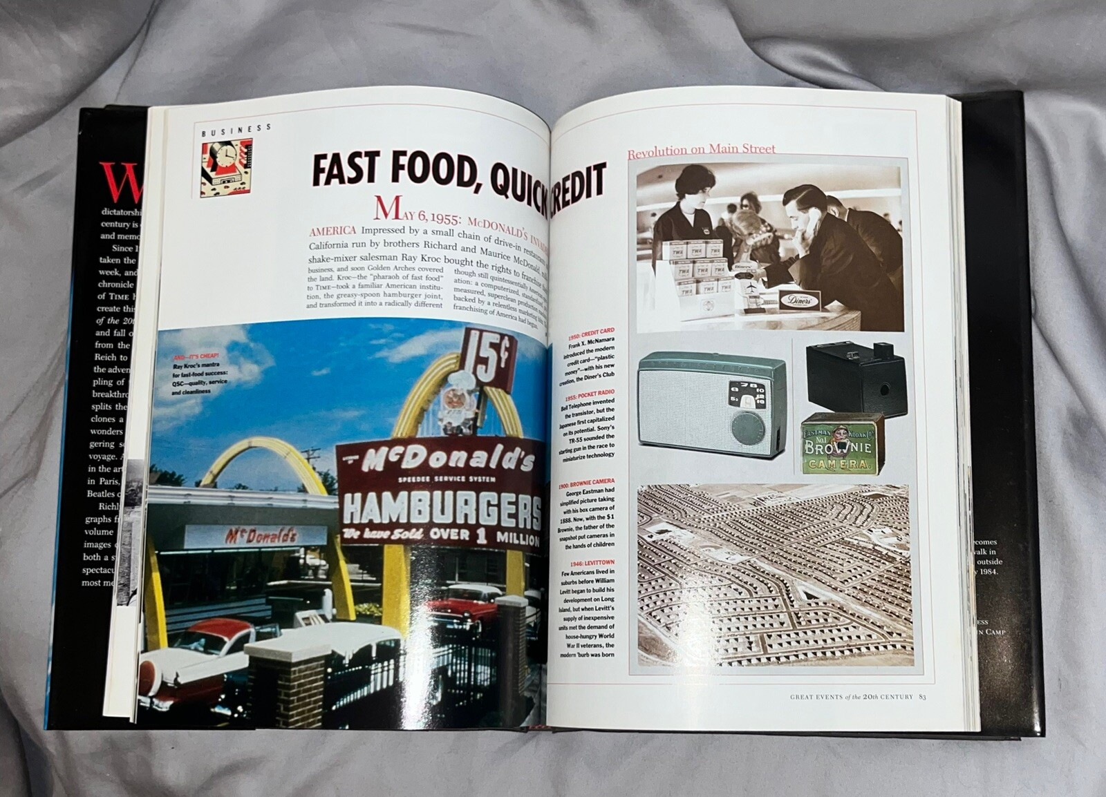 Time Great Events of the 20th Century Hardback Book 190 pages 11X8. 5 ...