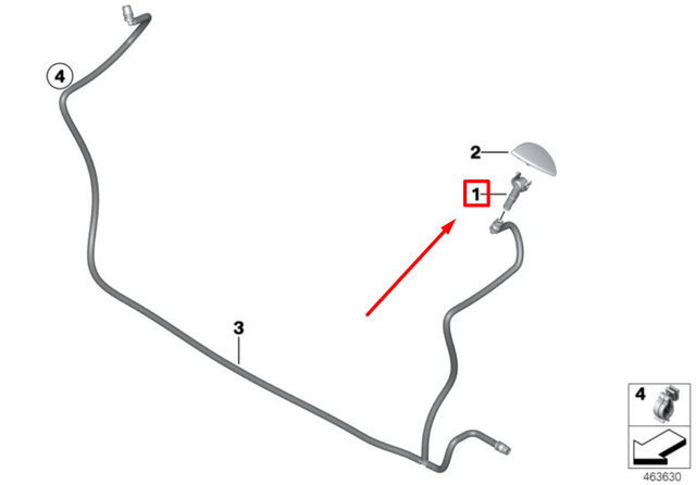 61679800914 Washer Jets Right BMW Mini Countryman (r60) Cooper D All4 ...