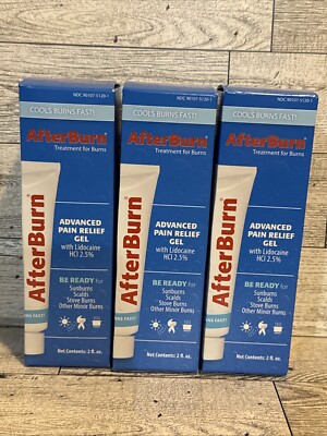 3. AfterBurn Advanced Pain Relief Clear Soothing Aloe Gel 2 Fl Oz ...