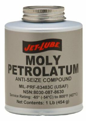 Jet-Lube Moly Petrolatum Anti Seize Compound, 1 lb Plug Top Can | eBay