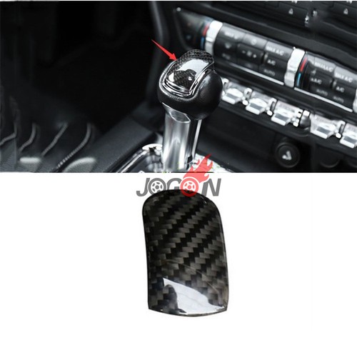 Real Carbon Gear Shift Knob Sticker Trim For Ford Mustang V8 GT ...