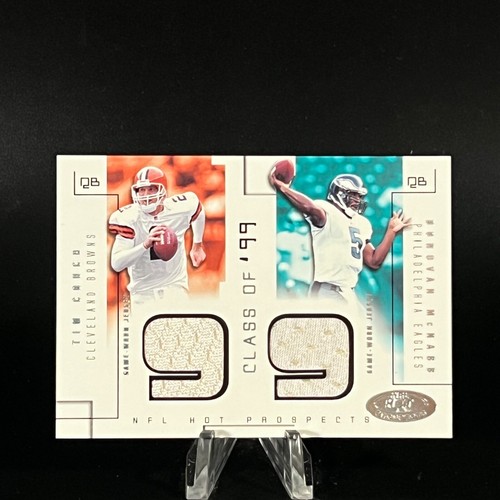 Tim Couch Donovan McNabb 2002 Fleer Hot Prospects Class of Memorabilia ...