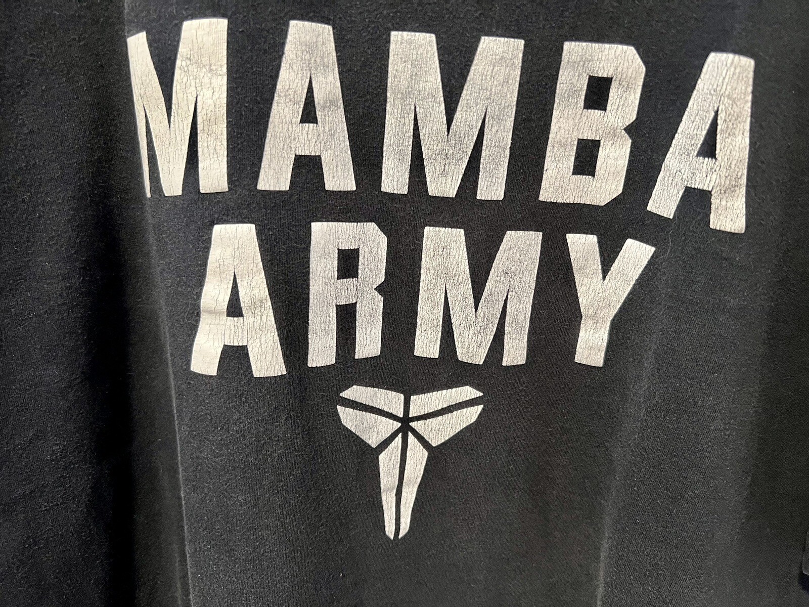 Mamba Army Kobe Bryant Black Nike T Shirt Vintage Rar… - Gem