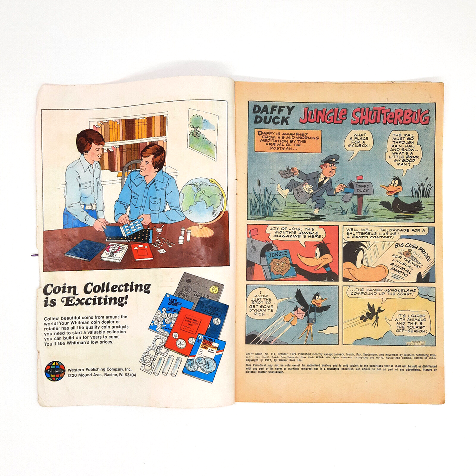 Gold Key Daffy Duck #111 Looney Tunes Bronze Era Comic Book Vintage ...
