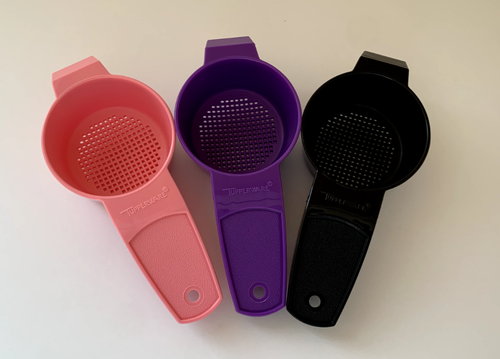 New Tupperware Mini STRAINER Sifter Colander Tea Leaves Powdered Sugar ...