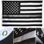 3x5 Embroidered Sewn American USA Thin Grey Gray Line 220D Nylon Flag ...