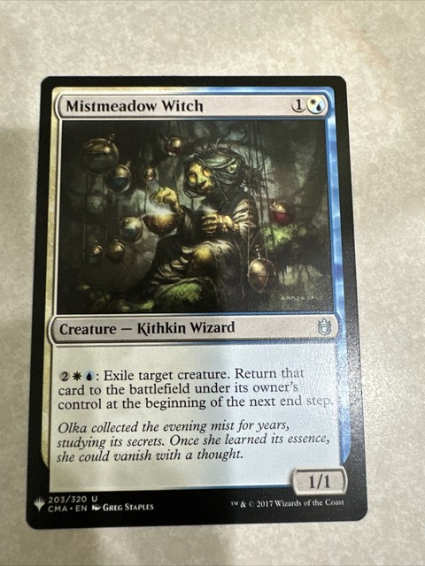 MTG Mistmeadow Witch Mystery Booster - Commander Anthology 203/320 ...