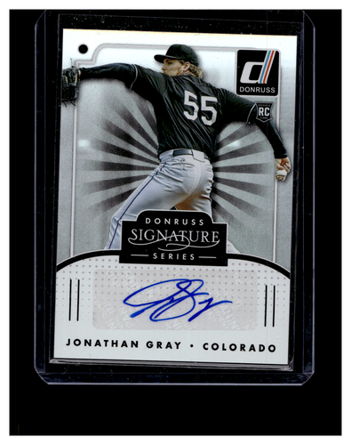 2016 Donruss #SGS-JG Jonathan Gray Signature Series | eBay
