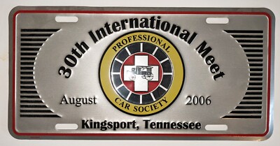 stamped metal Professional Car Society 30th International Meet PCS ...