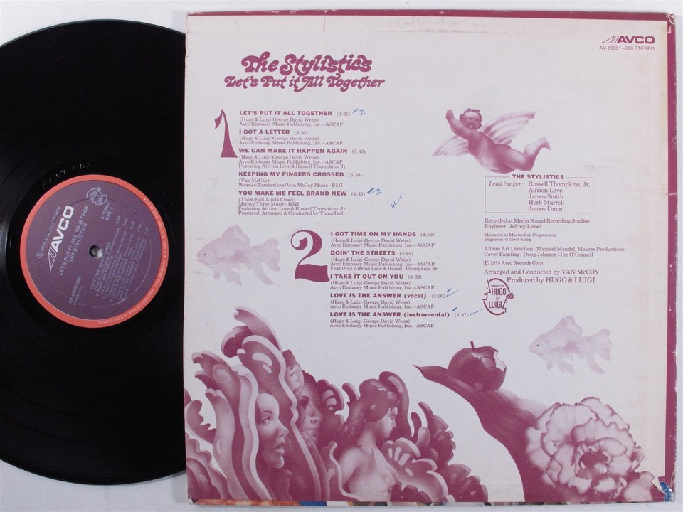 STYLISTICS Let's Put It All Together AVCO LP VG+ k | eBay