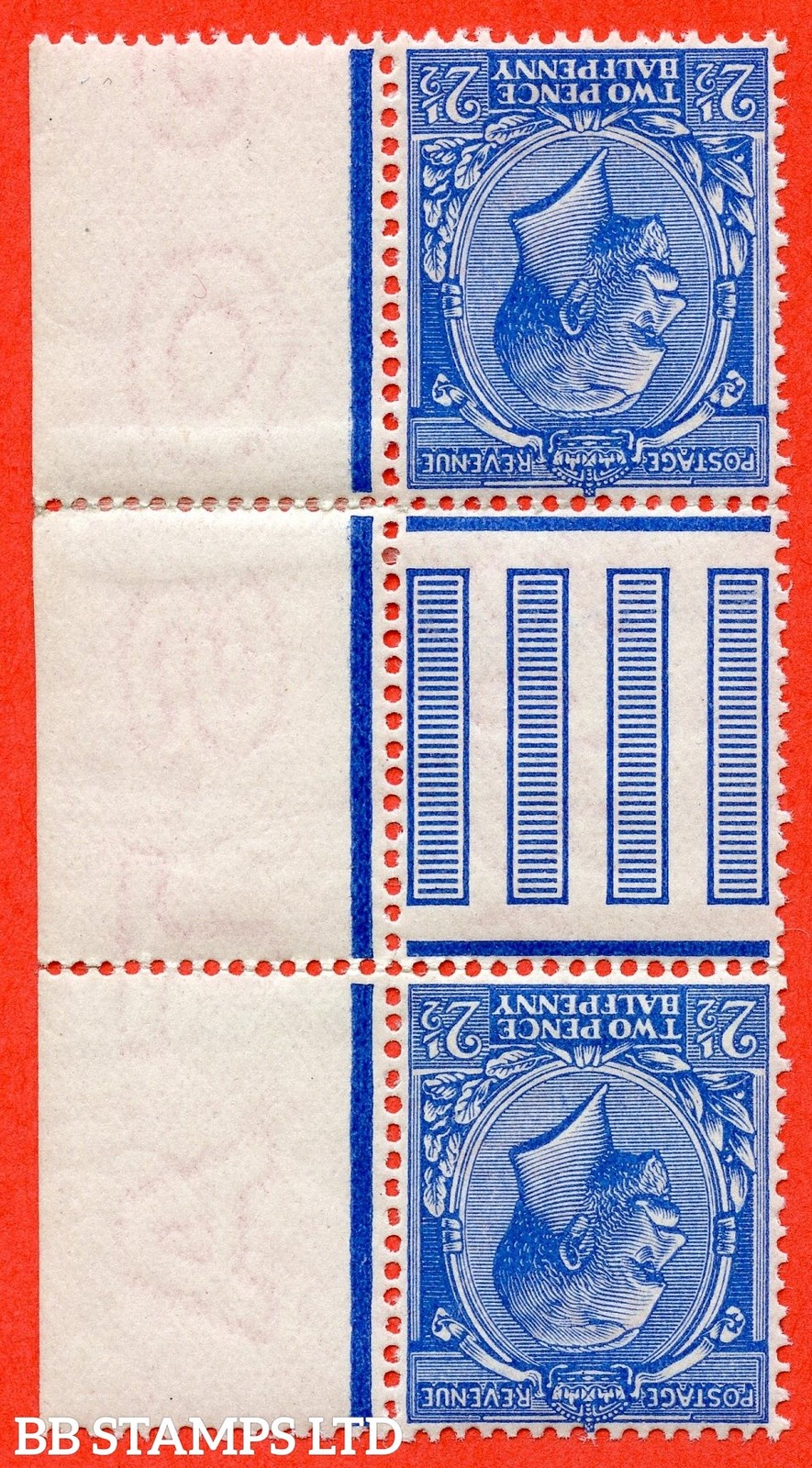 SG. 371 wk variety N21 ( UNLISTED ) d. 2½d deep bright cobalt violet ...