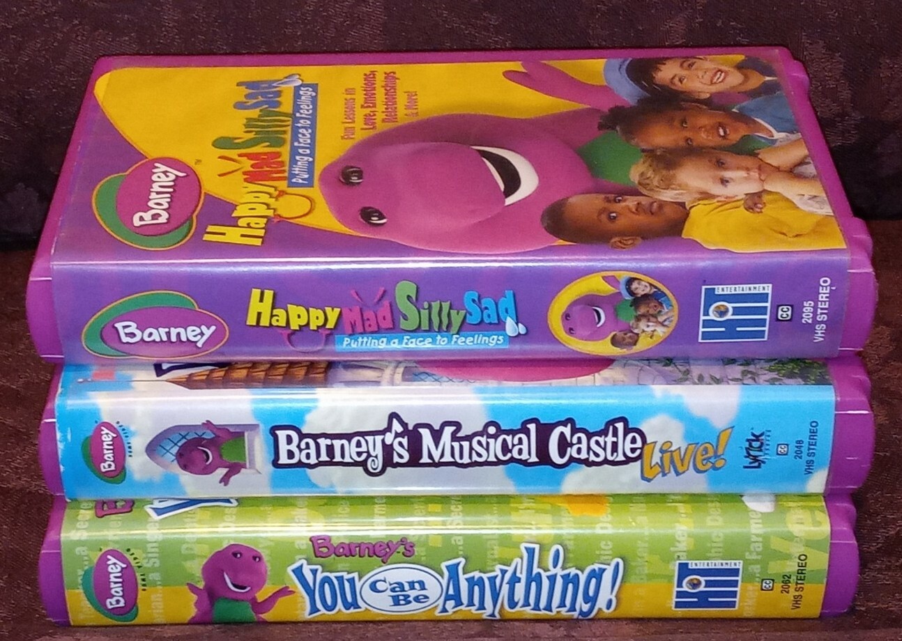 VTG LOT of 3 BARNEY VHS YOU CAN BE ANYTHING/ | Grelly USA