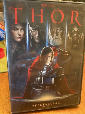 THOR - (DVD, 2011) - Chris Hemsworth, Tom Hiddleston, Natalie Portman ...