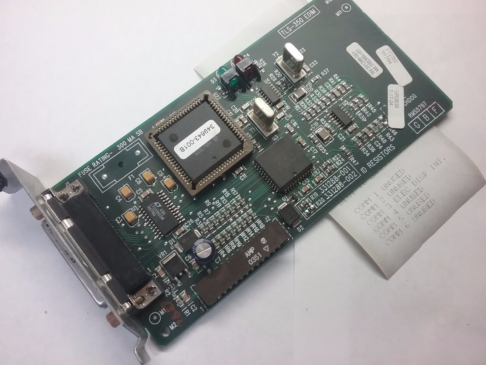 Veeder-Root TLS-350 EDIM Module 330280-401 Gilbarco Passport DIM 349643 ...