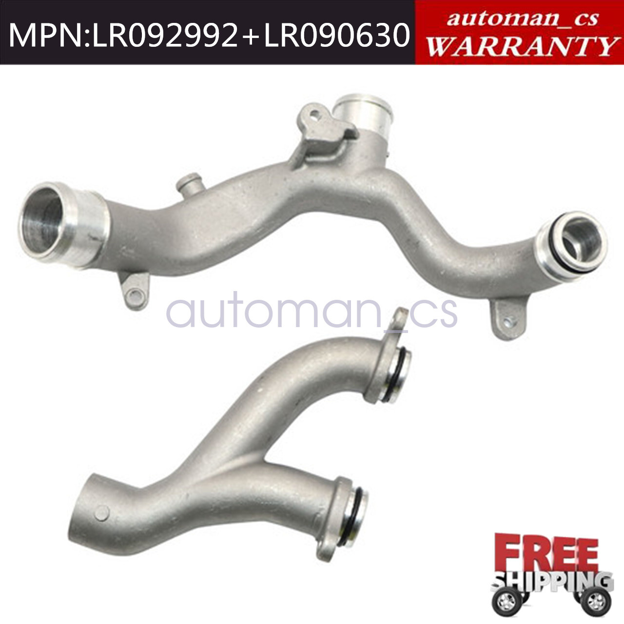 LR090630 LR092992 LR075991 AJ813917 AJ813865 Coolant Pipe for Land ...