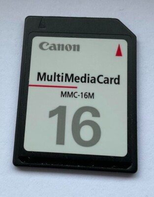 Canon 16MB MMC-16M Multi Media Card - tracked postage - Made in Japan ...