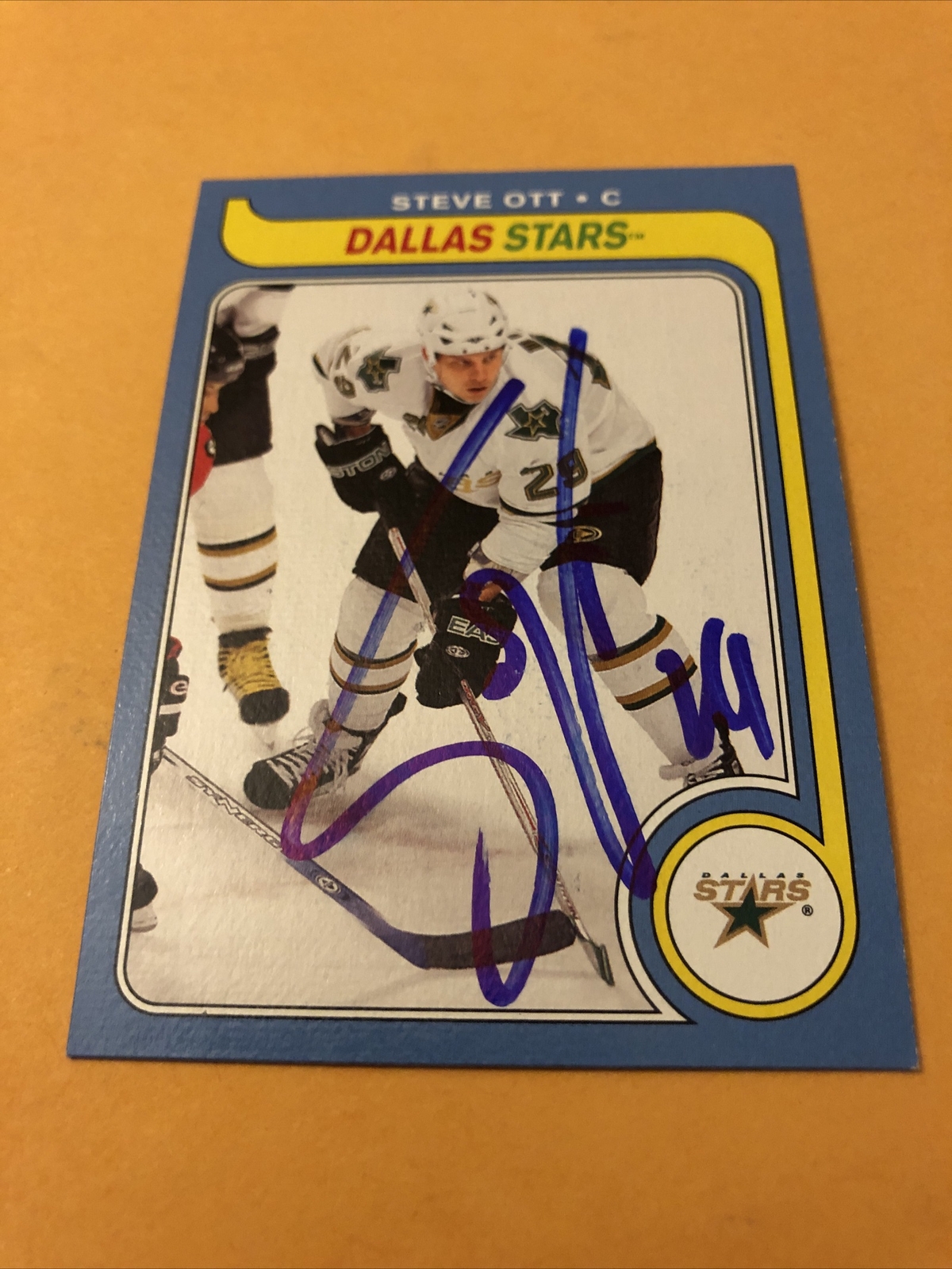 Steve Ott Signed Dallas Stars Card 1 | eBay