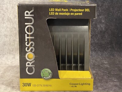 NEW Cooper Crosstour 30W LED Wall Pack 3500K 120/277V Bronze XTOR3A - N ...