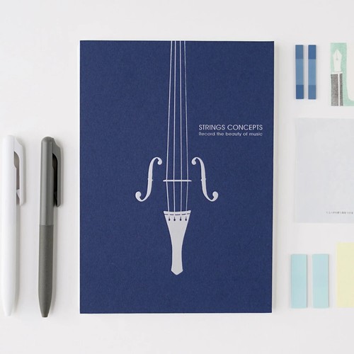 Music Strings Concepts graph paper notebook (KN-010) - Size: A5 | eBay