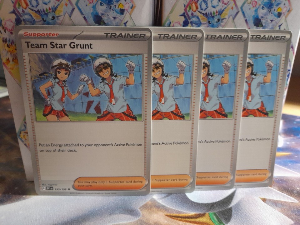 X4 Team Star Grunt 195/198 Scarlet & Violet Pokemon TCG Playset NM/M | eBay