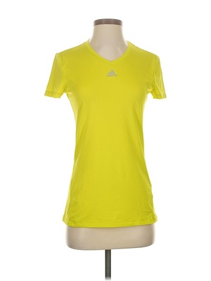 Adidas Women Yellow Active T-Shirt S | eBay