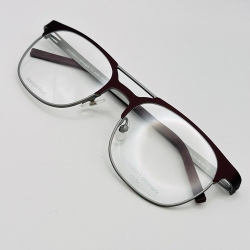 Prodesign denmark eyeglasses Ladies Men's Oval Braun Grey Axiom Mod ...