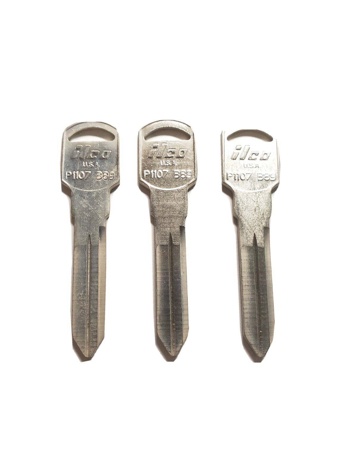 ilco brand key blanks, set of 3, # P1107 B89, locksmith | eBay