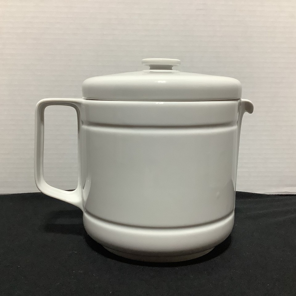 Vtg Seltmann Weiden Bavaria W. Germany Porcelain Tea Coffee Pot Rhino ...