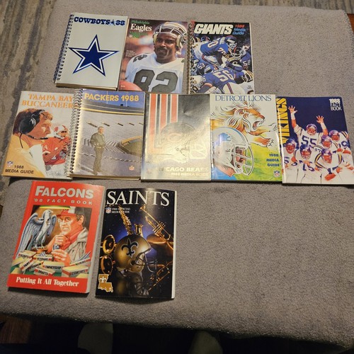 1988 NFL Media Guides | eBay