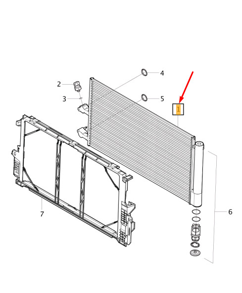 VOLVO XC60 MK2 A/C CONDENSER 32339859 ORIGINAL for sale online | eBay