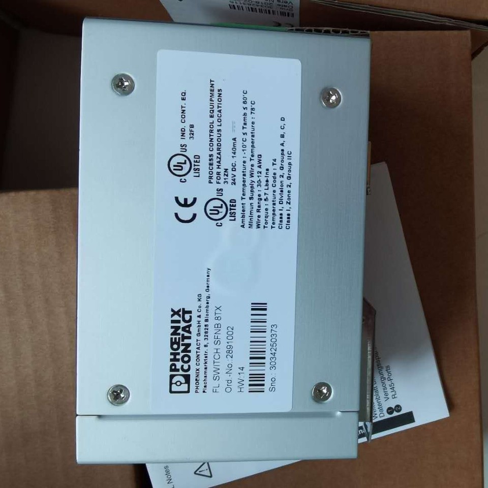 1 pcs Phoenix Contact FL SWITCH SFNB 8TX - 2891002 Ethernet switch | eBay
