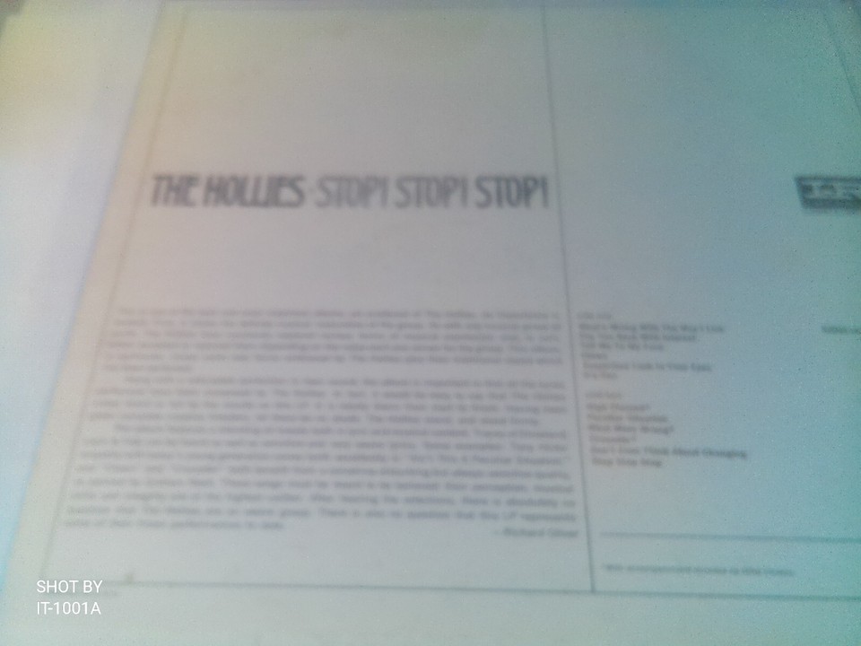 Vinyl Album: Hollies - Stop Stop Stop (Misc-101A) | eBay