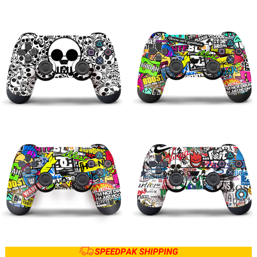Sticker Bomb PS4 Controller Skin Sticker Decal Design for PlayStation 4 ...
