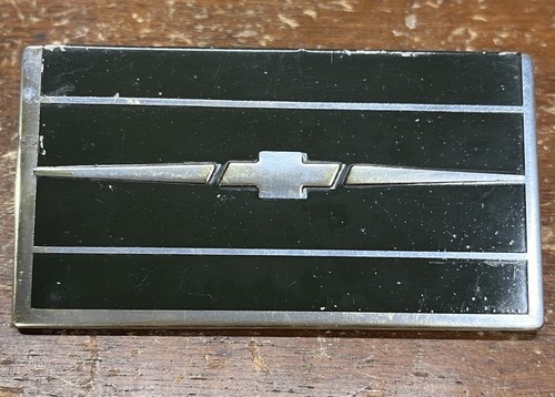 37 1937 Chevrolet Chevy Radio Delete Plate original paint Accessory ...