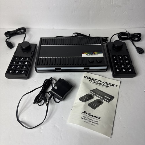 COLECO VISION FLASHBACK Console 60 Built-in Games + Controllers ...