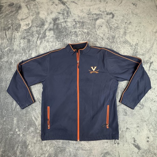 Virginia Cavaliers Jacket Mens XL NCAA Basketball Windbreaker Colosseum ...