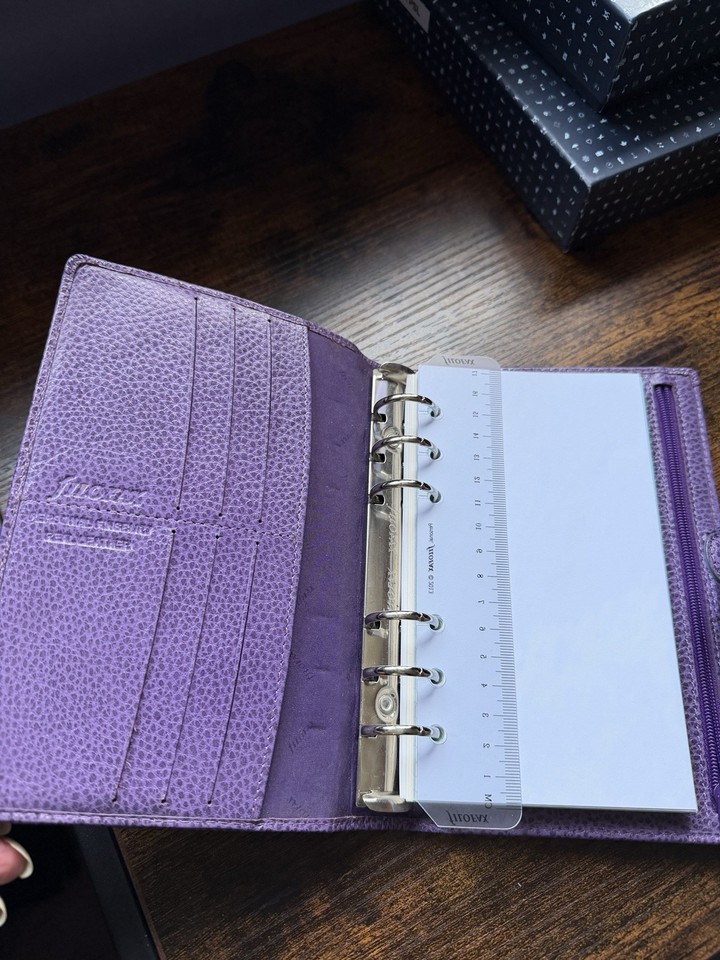Filofax Finsbury Personal Light Purple | eBay UK
