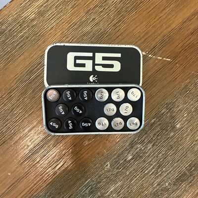 Full Case - Logitech G5 Gaming Mouse 1.7g + 4.5g Weights 8 Of Each | eBay