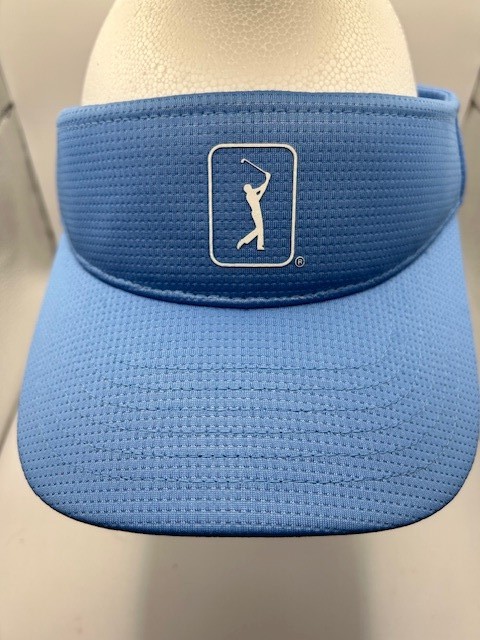 PGA Tour AIRFLUX Fairway Mesh Golf Visor Green Orange Blue Adjustable ...